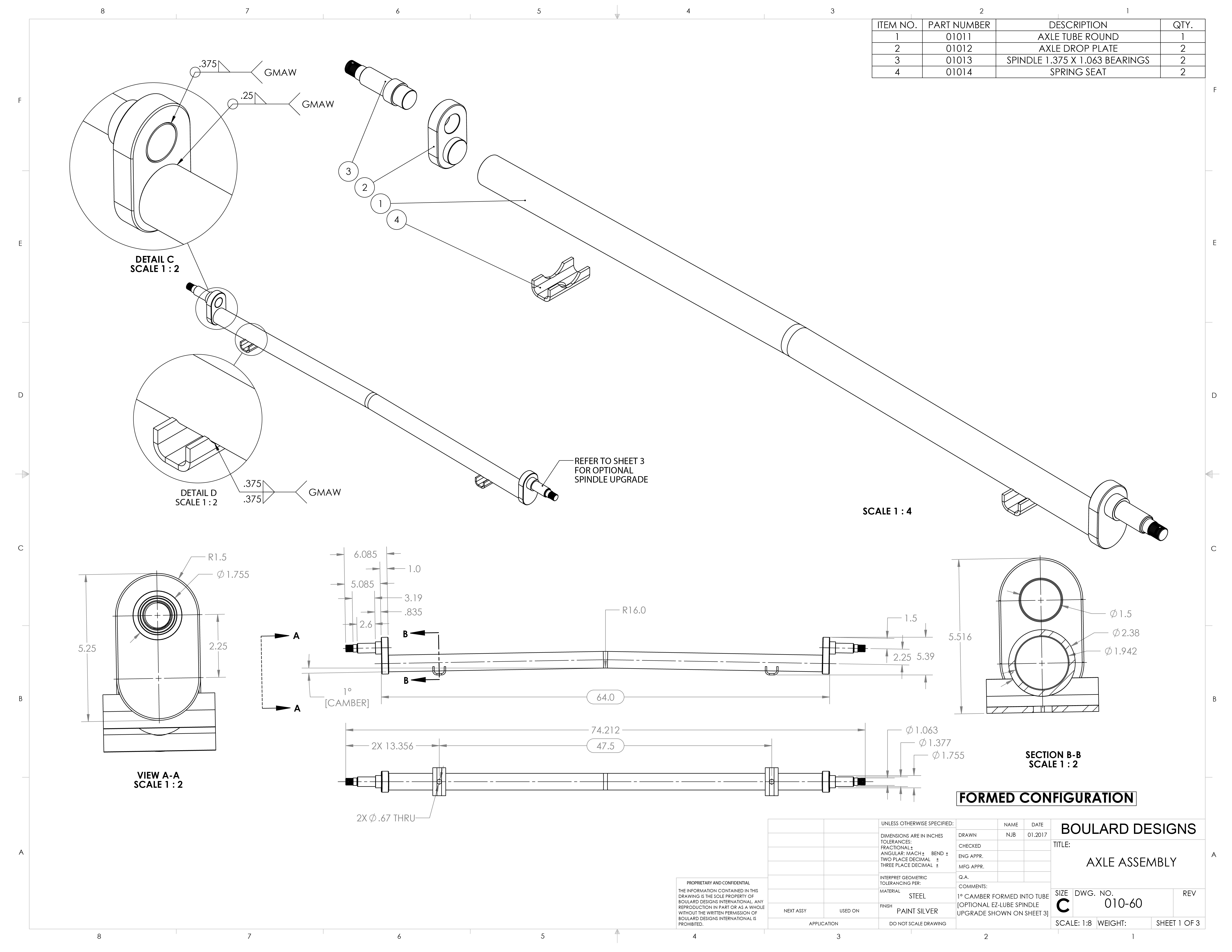 DRAWINGS – Classic Teardrop Trailer